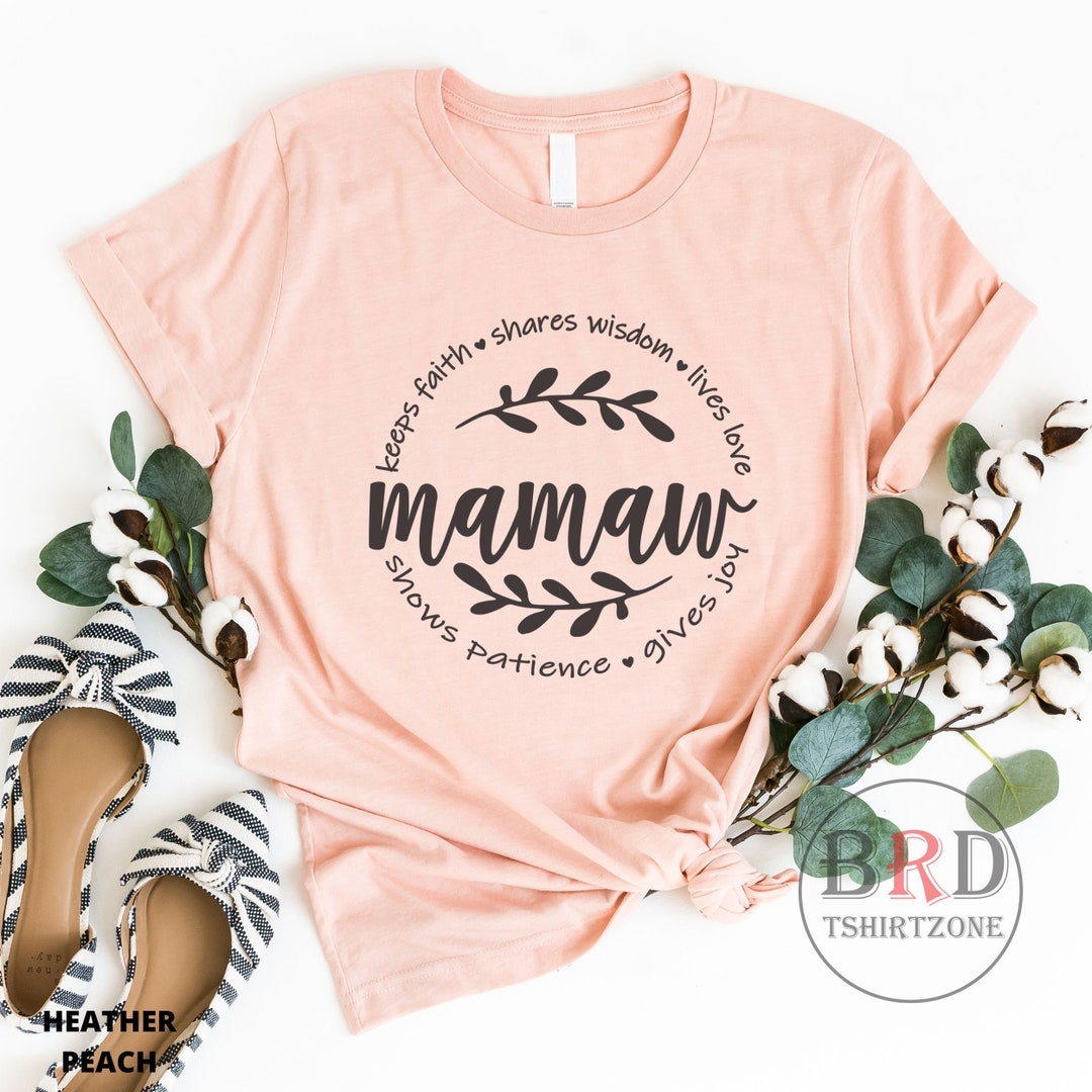 Mamaw Shirt, Gift for Mamaw, Pregnancy Announcement, Mothers Day Gift ...