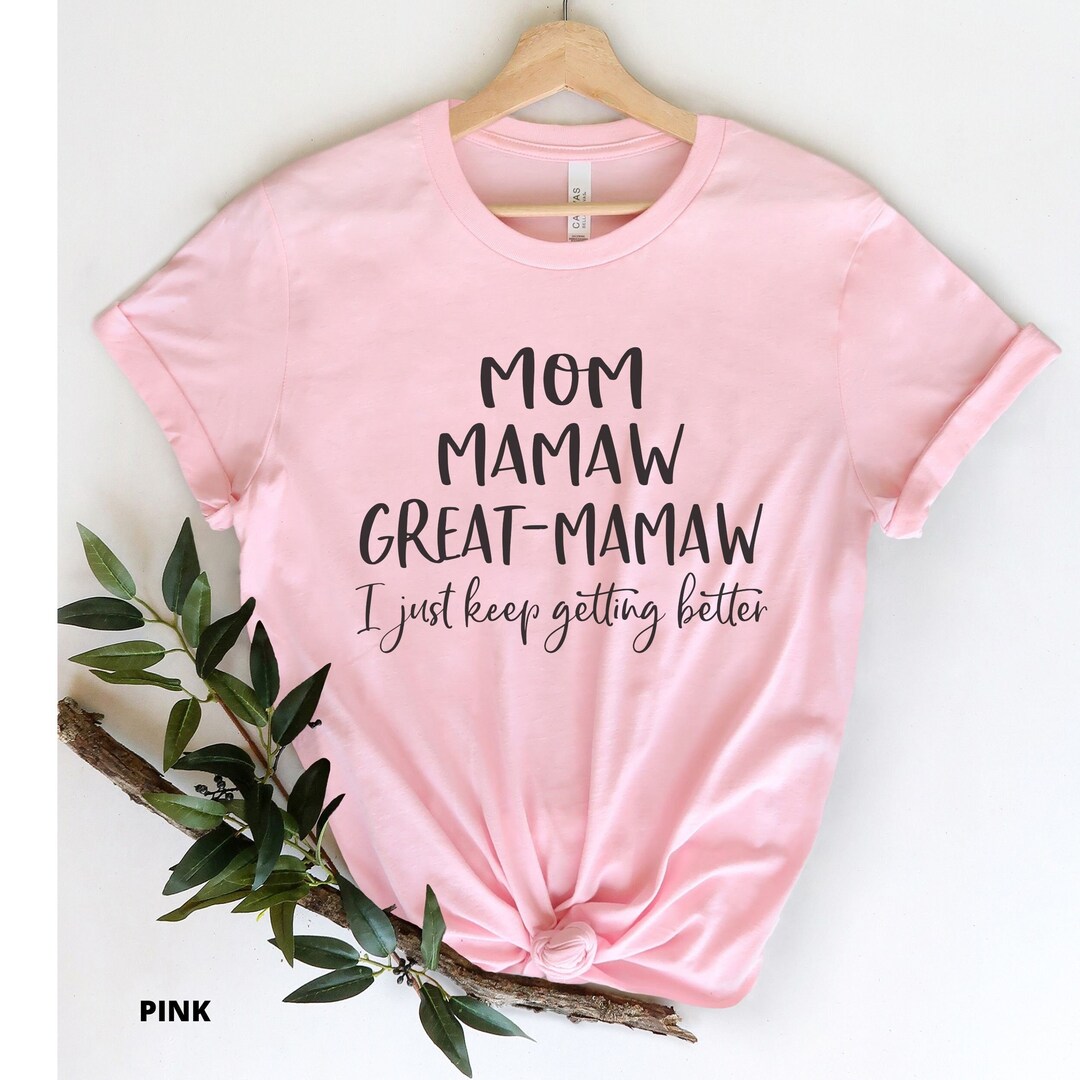 Mamaw Gift, Great Mamaw Shirt, Pregnancy Reveal, Mamaw Mothers Day ...