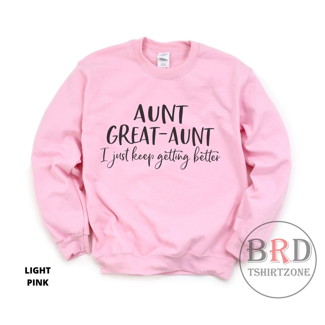 Great Aunt Gift, Great Aunt Sweatshirt, Great-aunt Announcement, Aunt ...