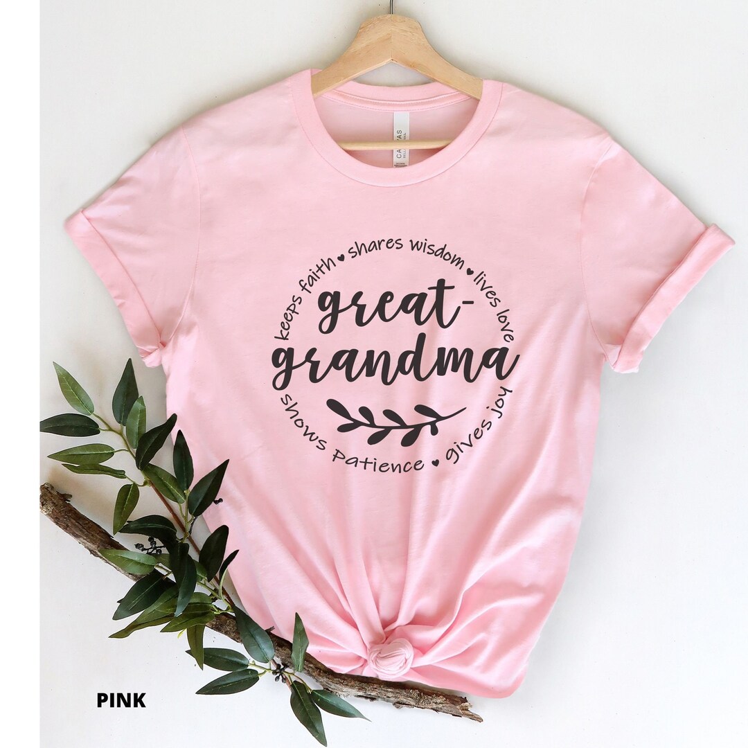 Great Grandma Gift, Great-grandma Shirt, Grandma Mothers Day Gift ...
