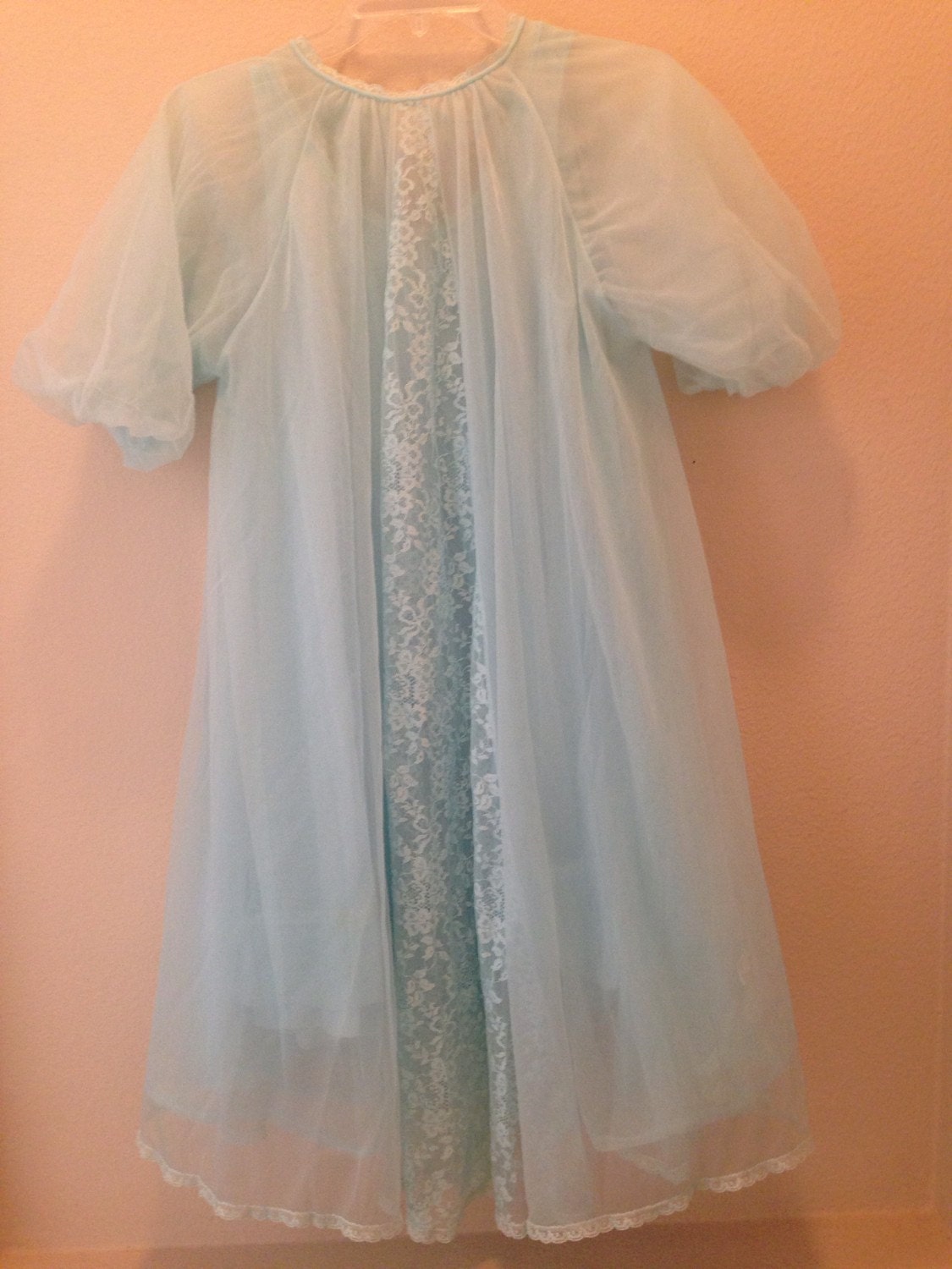 Chiffon Robe and Nightgown Set Size Medium - Etsy