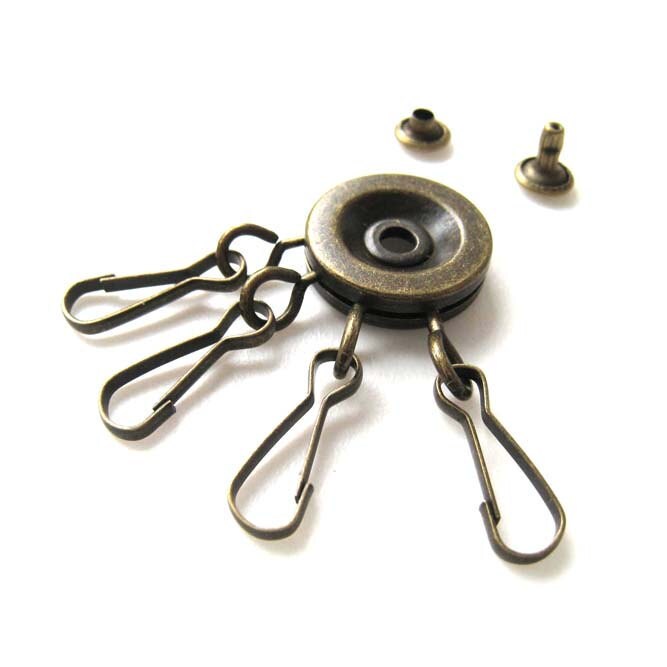 Antique Brass Round Rotatable Metal Key Organizer Key Holder - Etsy