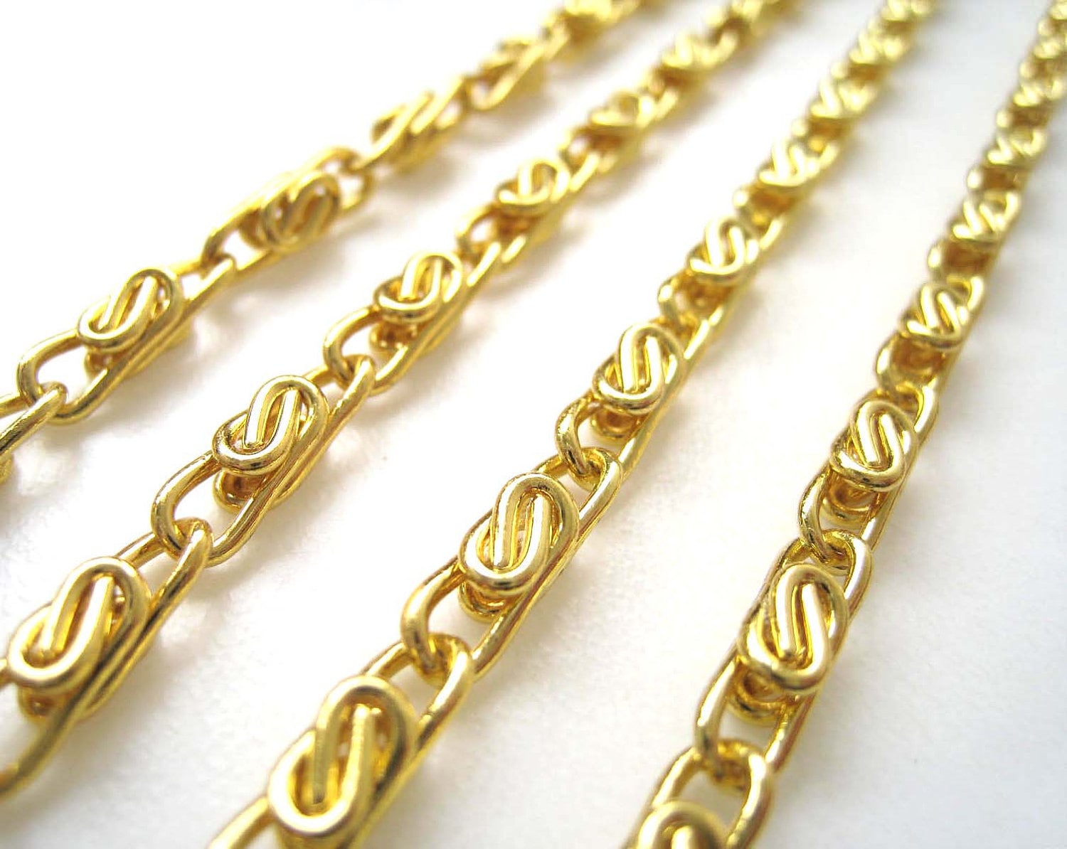 Gold Bag Chain With Clasps Long Chain for Hand Bag and Clutch Bag 123 ...