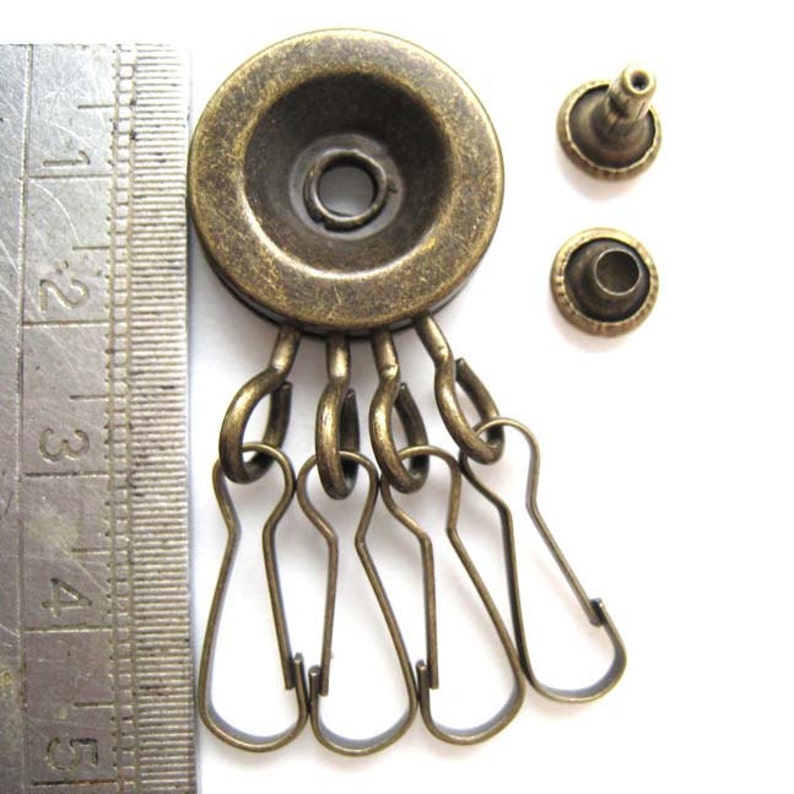 Antique Brass Round Rotatable Metal Key Organizer Key Holder - Etsy