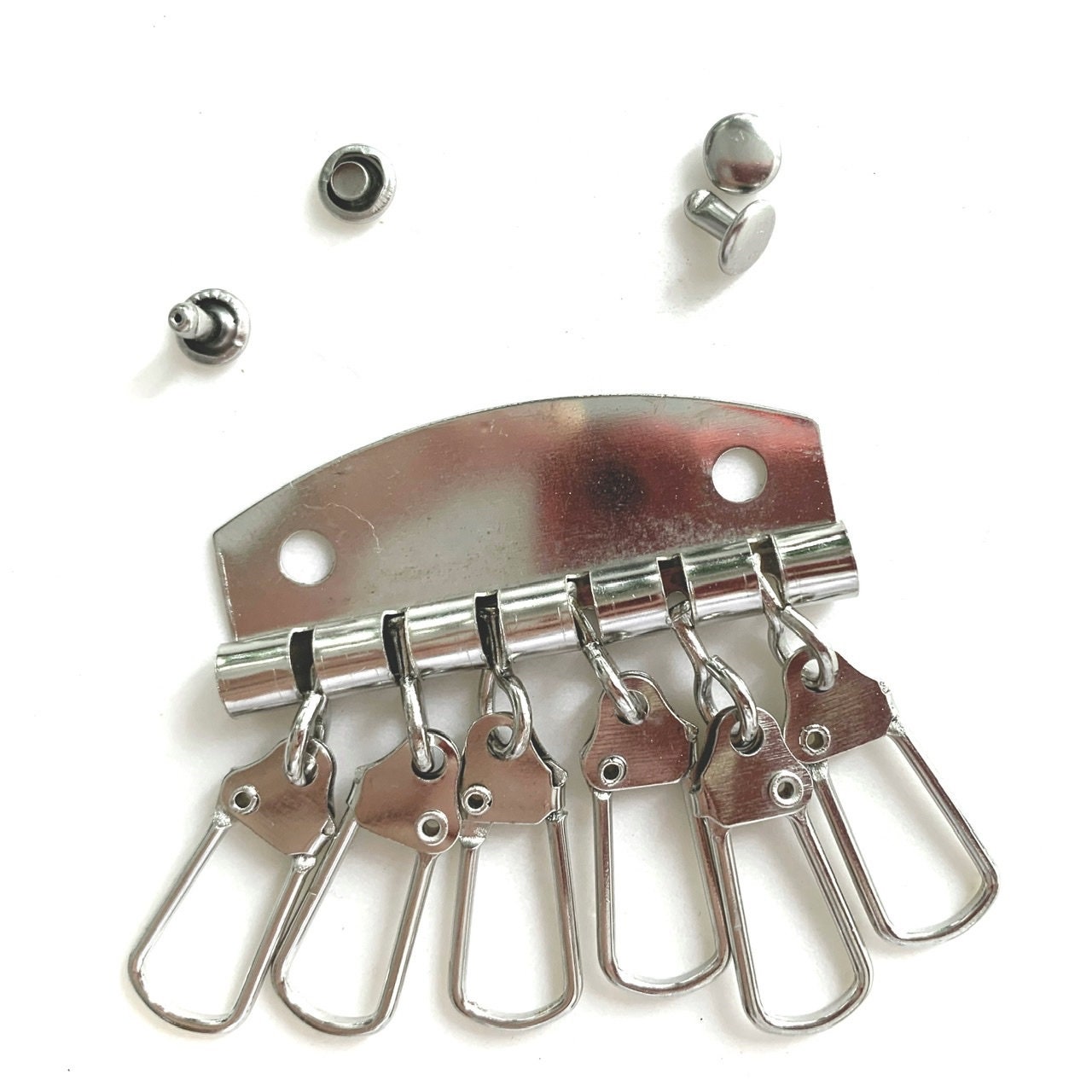 Nickel Metal Key Organizer Key Holder Key Rings (4.5cm X 5cm) - Etsy