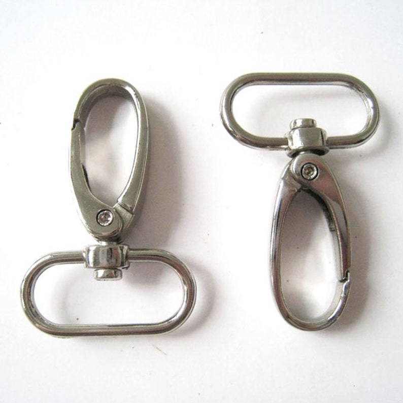 Large Silver Lobster Swivel Clasps - Set of 10 Pcs (2.5cm X 5cm) - Etsy