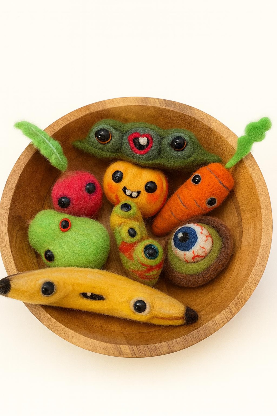 Fuggler Felt Food Ornament, Weird Kawaii Produce, Car Freshener - Etsy
