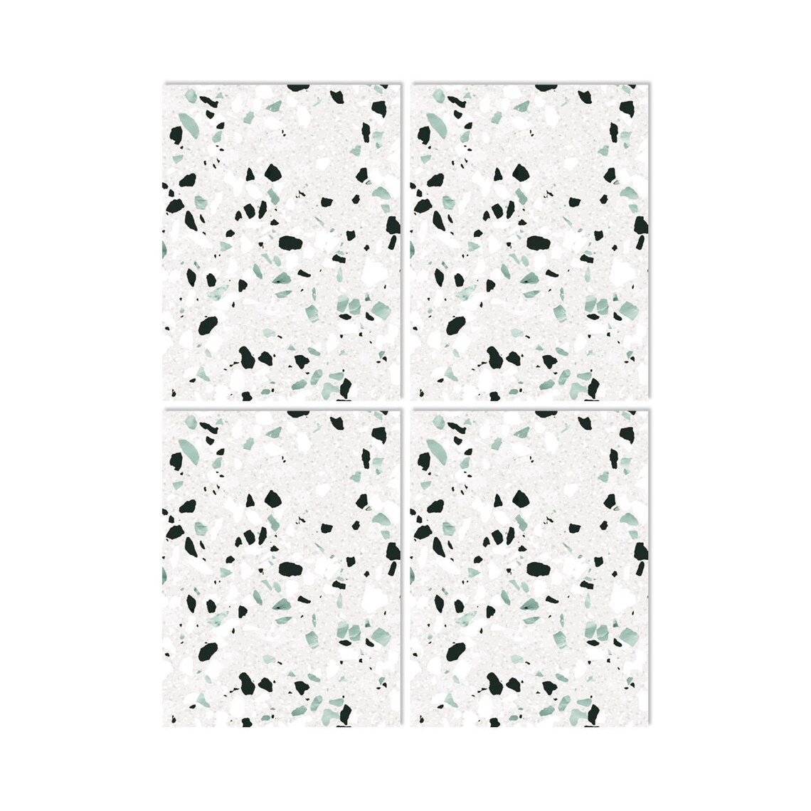 TILE DECAL / Tile Stickers- Set of 4 - "terrazzo 05" - Etsy