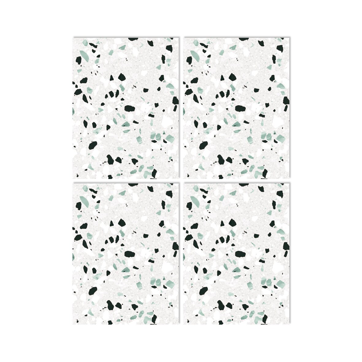 TILE DECAL / Tile Stickers Set of 4 terrazzo 05 | Etsy