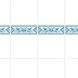 STICKER BORDER for Tiles - Set of 12 - "loos 01" - Etsy