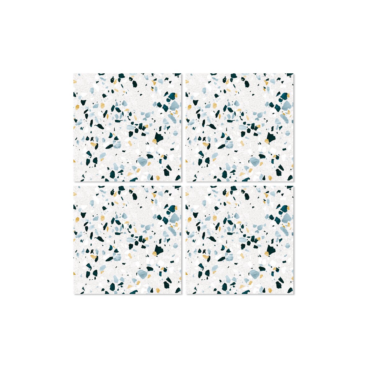 TILE DECAL / Tile Stickers- Set of 4 - "terrazzo 02" - Etsy Canada