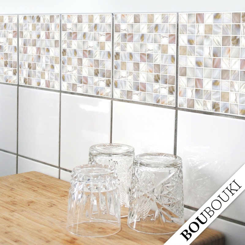 Tile Stickers White - Etsy