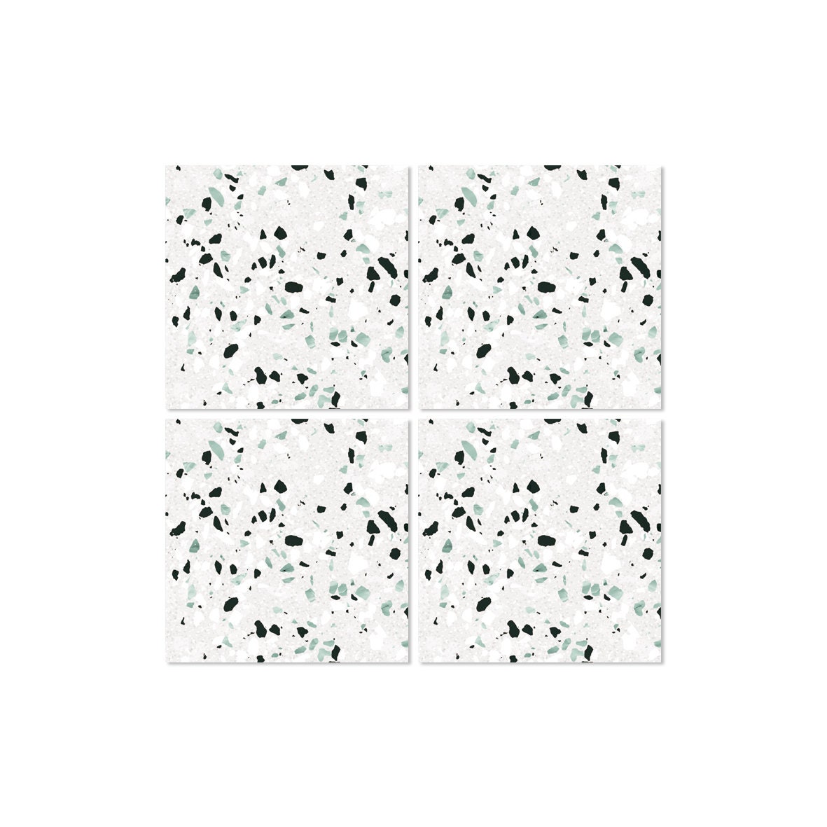 TILE DECAL / Tile Stickers- Set of 4 - "terrazzo 05" - Etsy