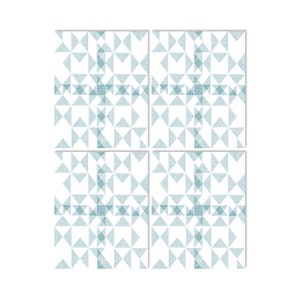 TILE STICKERS - Set of 4 - "caravan" - Etsy