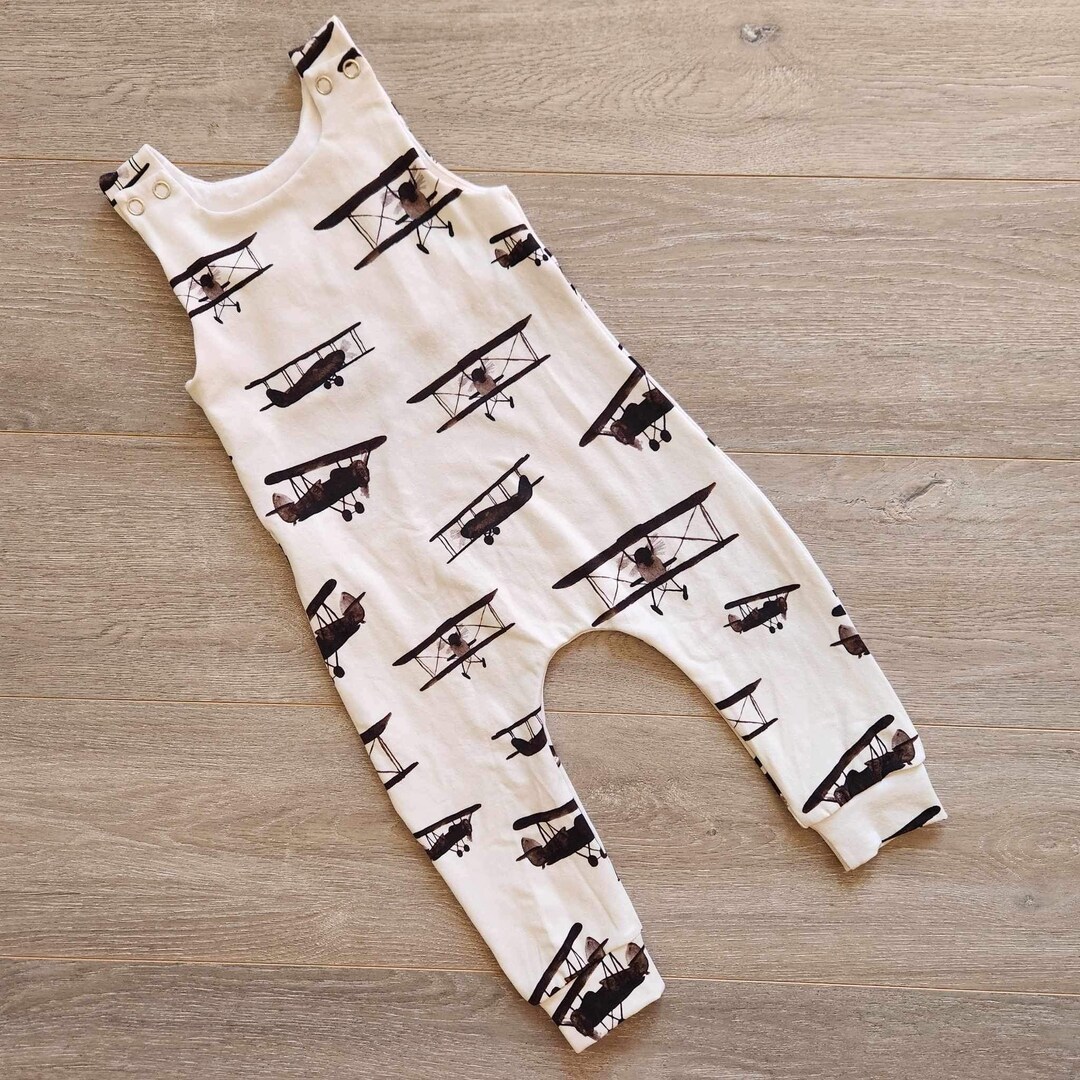 1st Birthday Airplane Overalls, Baby Boy Plane Romper,aeroplane Long ...