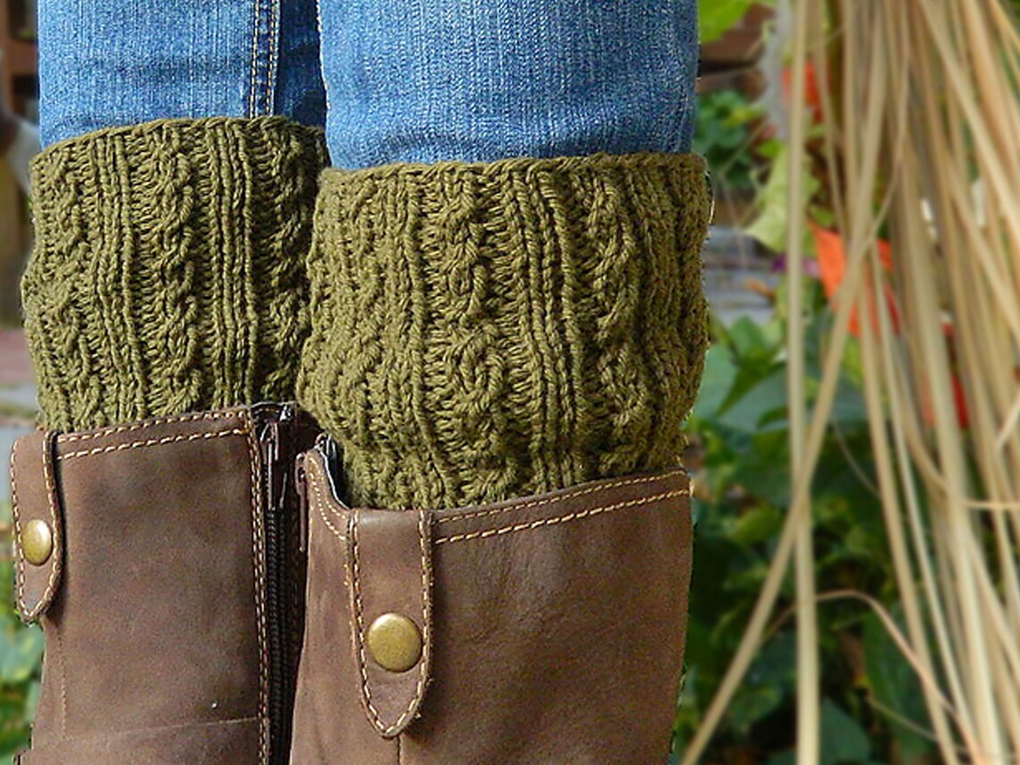 Boot Liner PDF Knitting Pattern Boot Cuff Knitting Pattern - Etsy