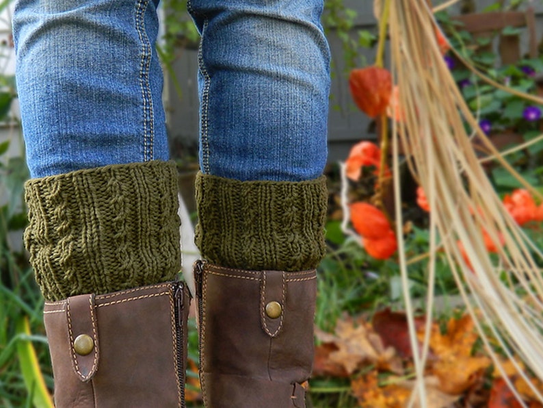 Boot Liner PDF Knitting Pattern Boot Cuff Knitting Pattern - Etsy