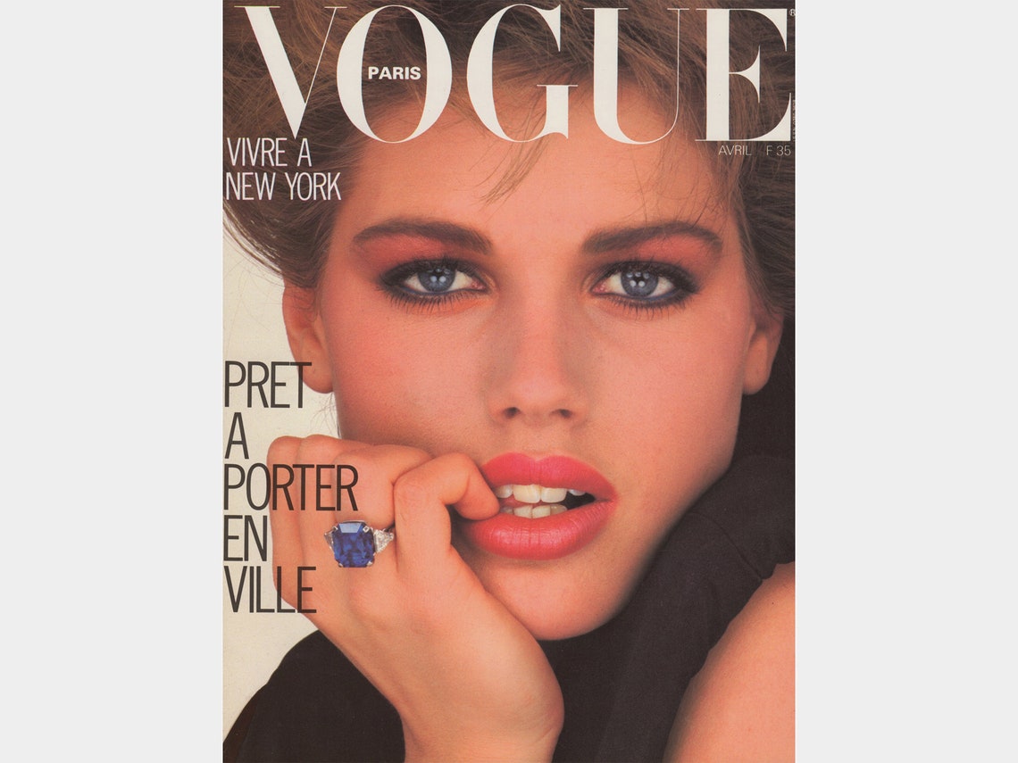 VOGUE PARIS April 1983 Vintage Fashion Magazine 1980s Retro - Etsy