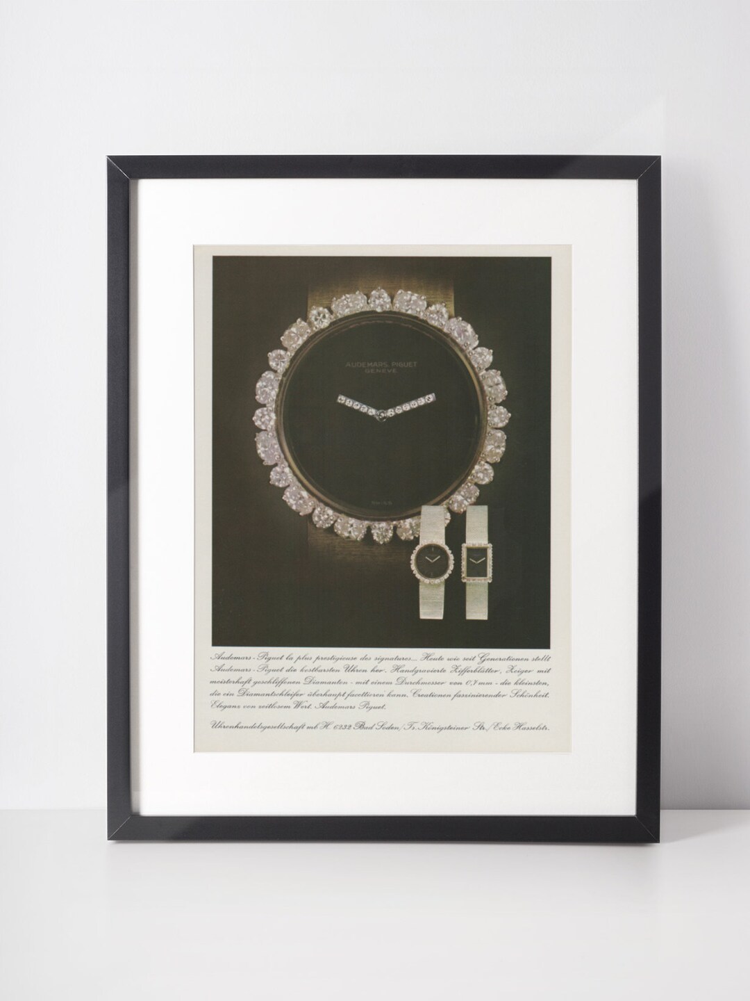 AUDEMARS-PIGUET 1973 Vintage Advertisement 1970s Luxury Watches Print ...