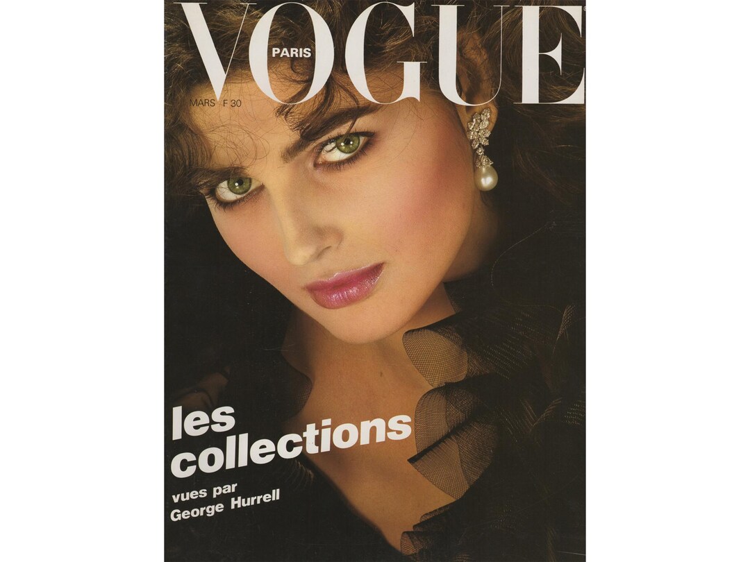 VOGUE PARIS March 1981 Vintage Fashion Magazine 1980s Retro Birthday ...