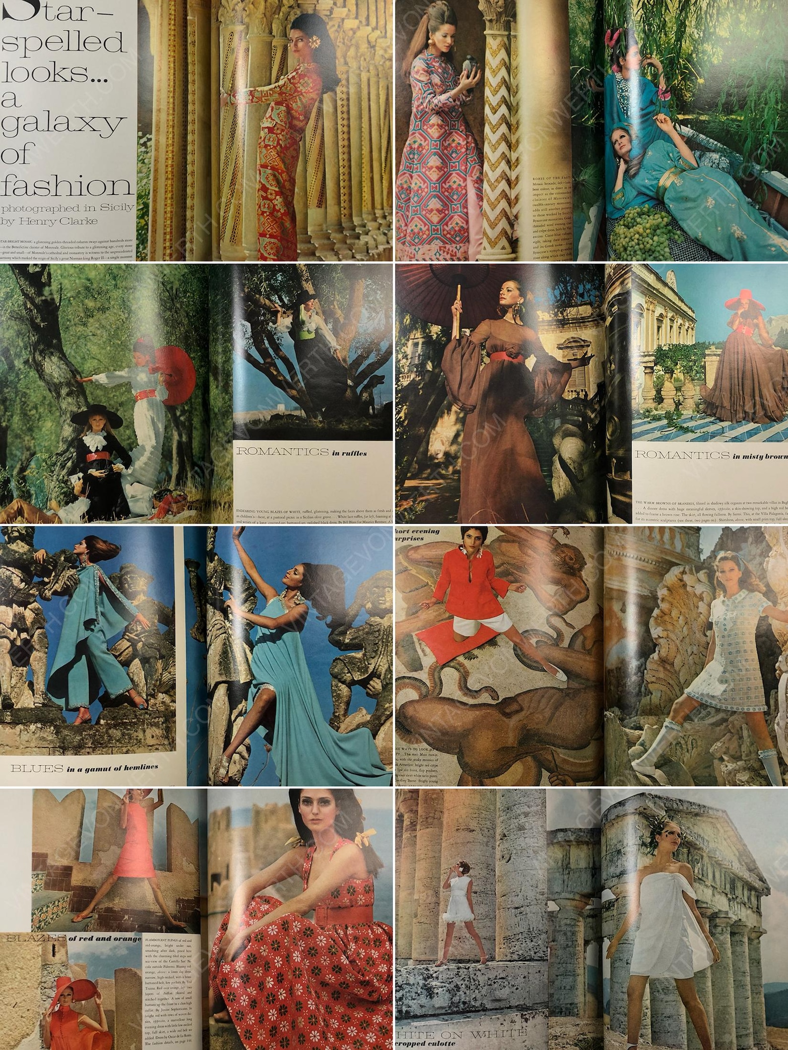 VOGUE US December 1967 Vintage Fashion Magazine 1960s Retro Birthday ...