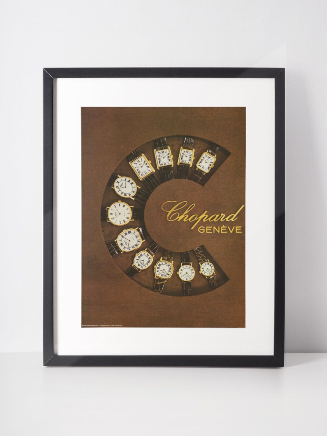 CHOPARD 1977 Vintage Advertisement 1970s Luxury Watches Print Ad ...