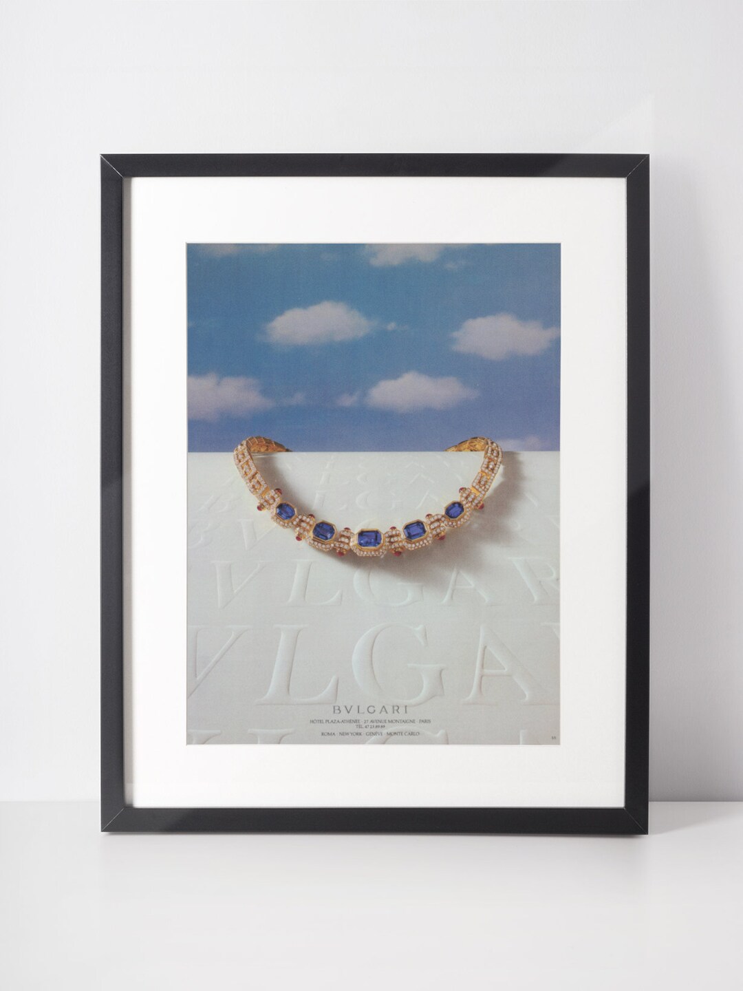 BVLGARI 1986 Vintage Advertisement 1980s Bulgari Jewelry Print Ad ...