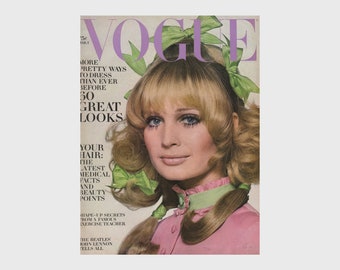 VOGUE US May 1969 Vintage Fashion Magazine 1960s Retro Birthday ...