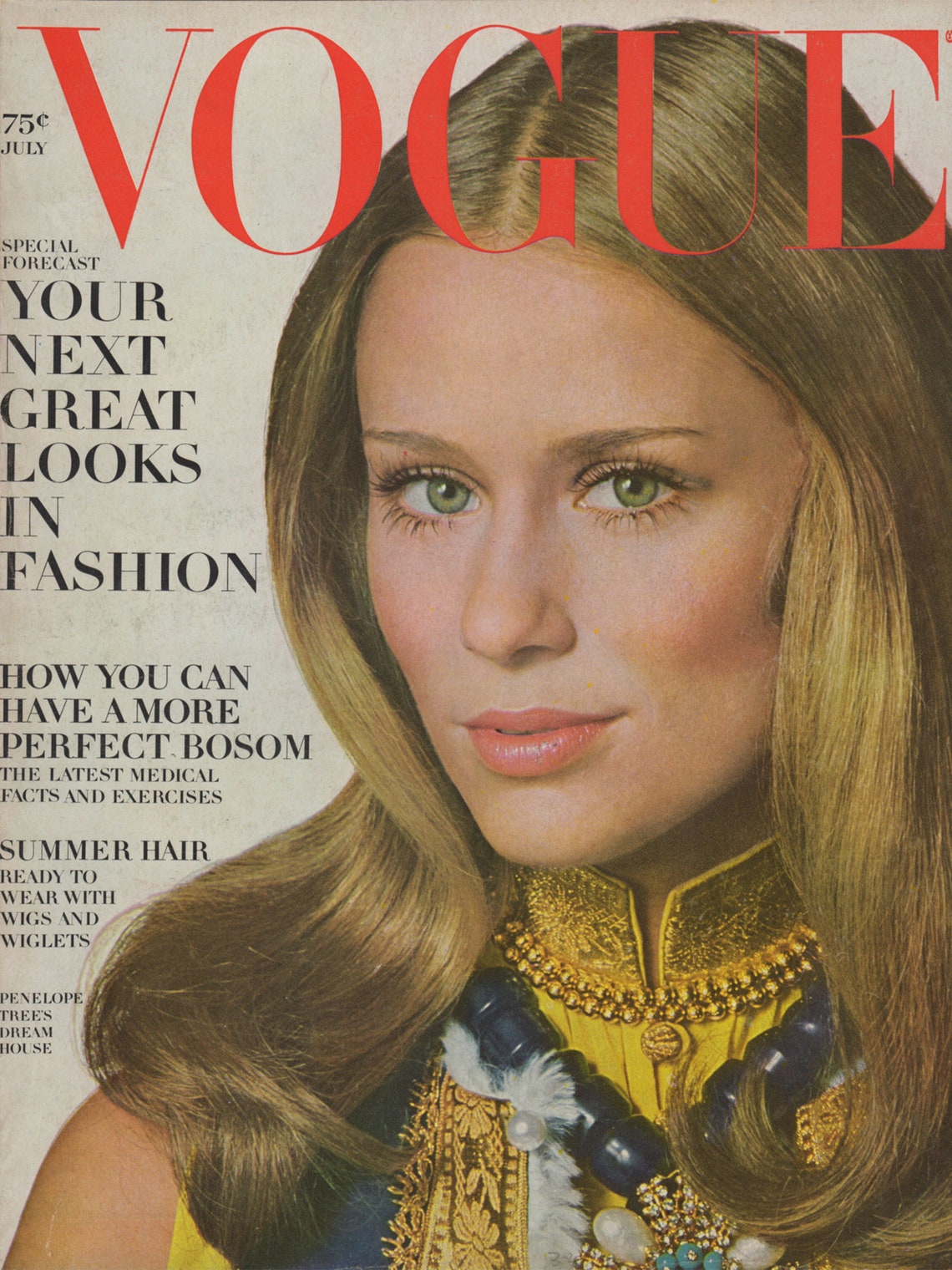 VOGUE US July 1968 Vintage Fashion Magazine 1960s Retro Birthday ...