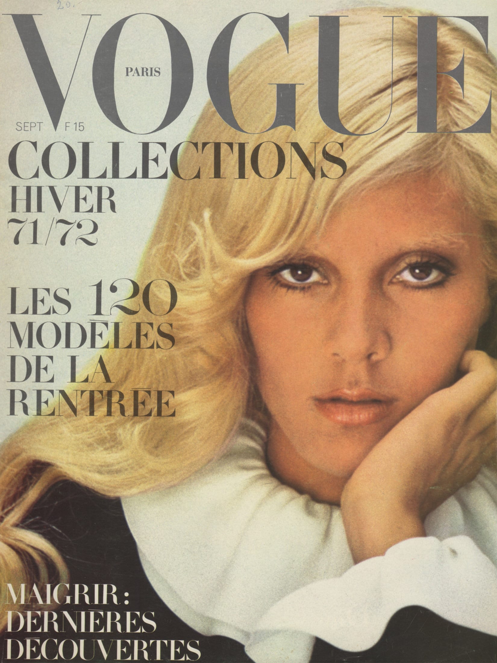 VOGUE PARIS September 1971 Vintage Fashion Magazine 1960s Retro ...