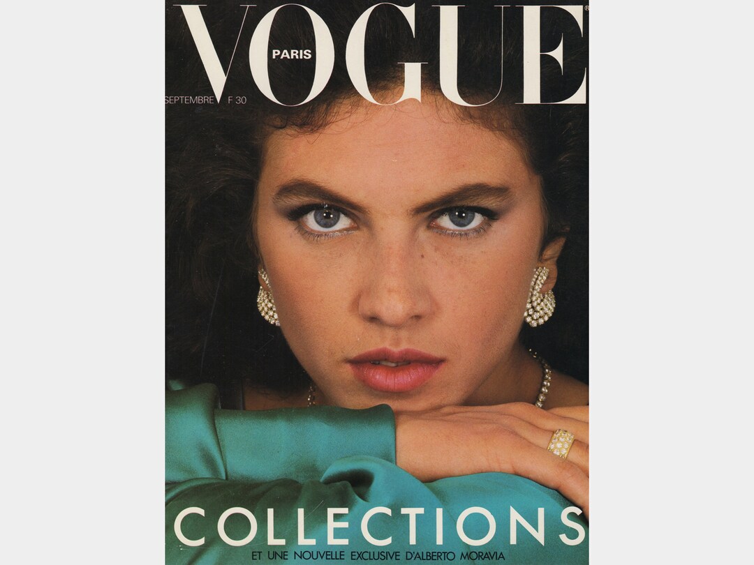 VOGUE PARIS September 1980 Vintage Fashion Magazine 1980s - Etsy