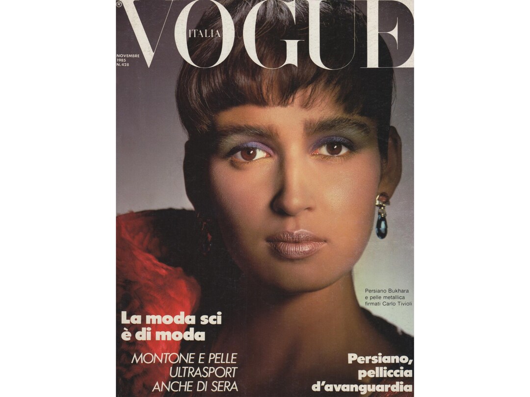 VOGUE ITALIA November 1985 Italian Vintage Fashion Magazine 1980s ...