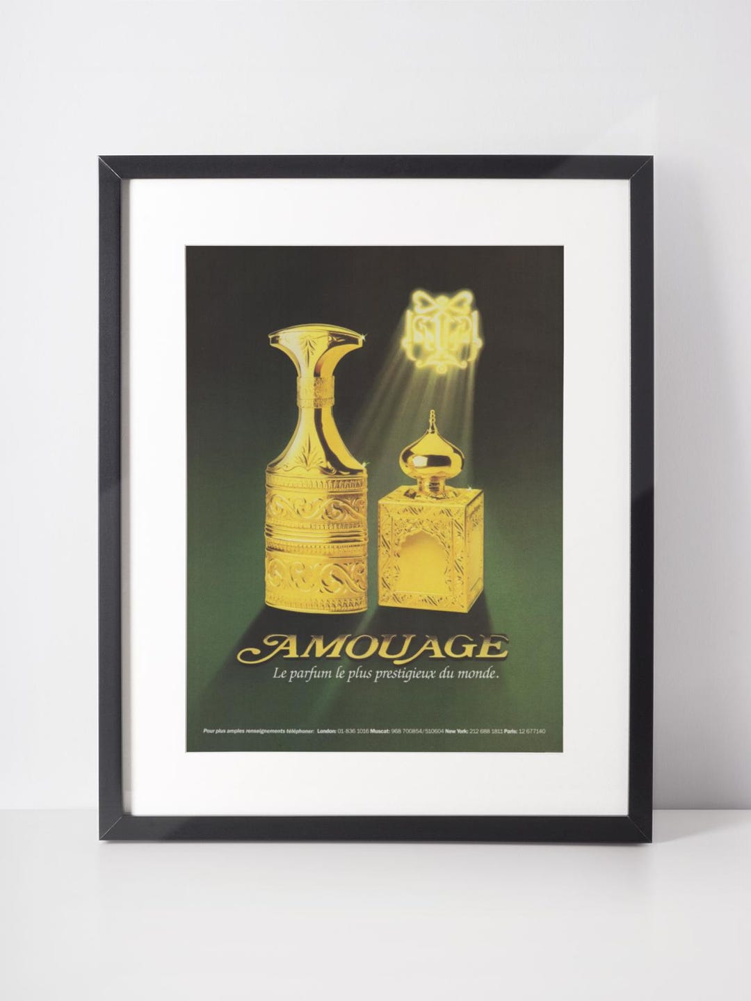 AMOUAGE 1985 Vintage Advertisement 1980s Perfume Parfum Magazine Print ...