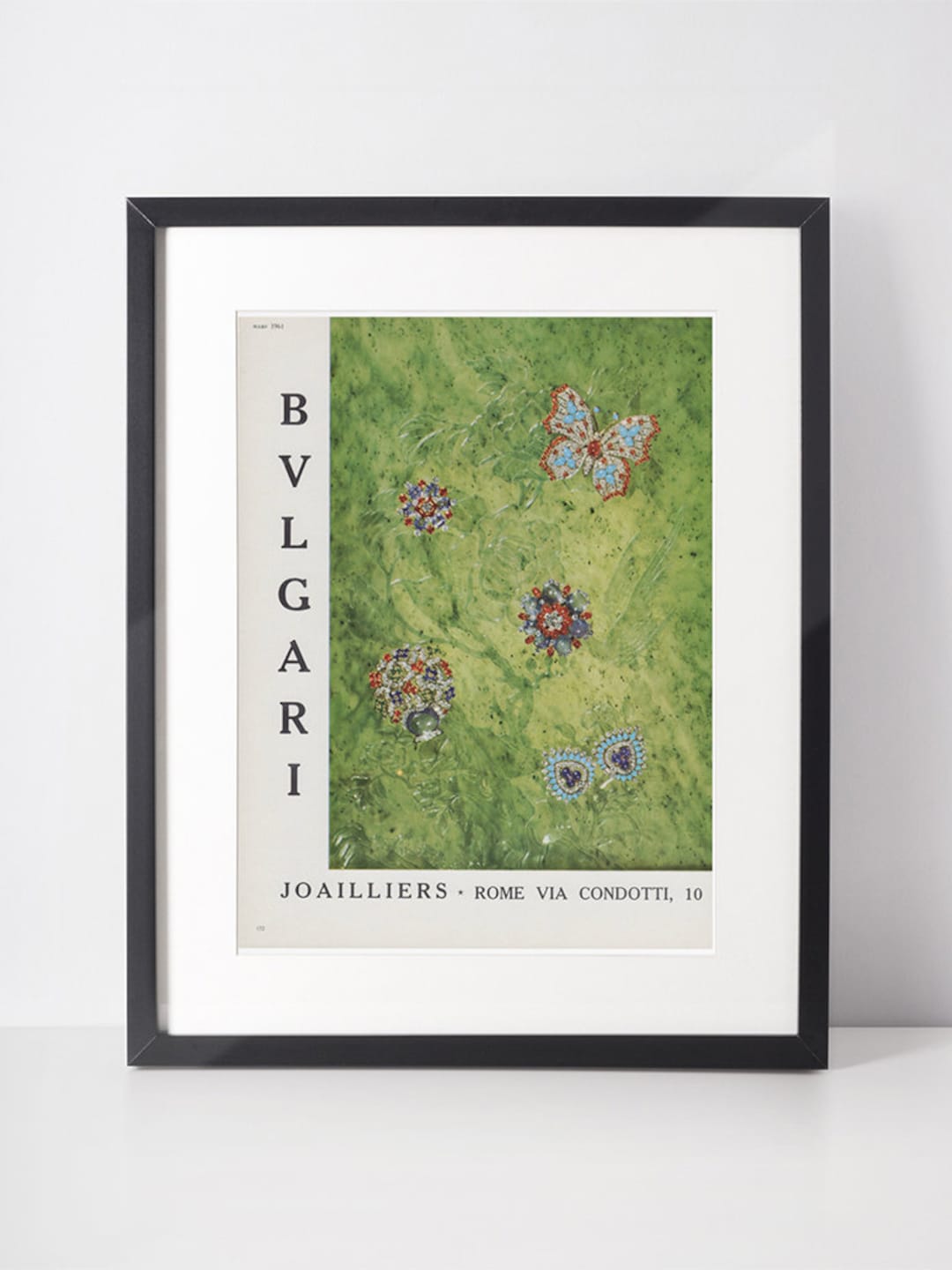 BVLGARI 1961 Vintage Advertisement 1960s Bulgari Jewelry Print Ad ...