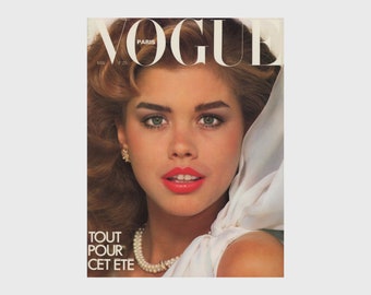VOGUE PARIS March 1980 Vintage Fashion Magazine 1980s Retro Birthday ...