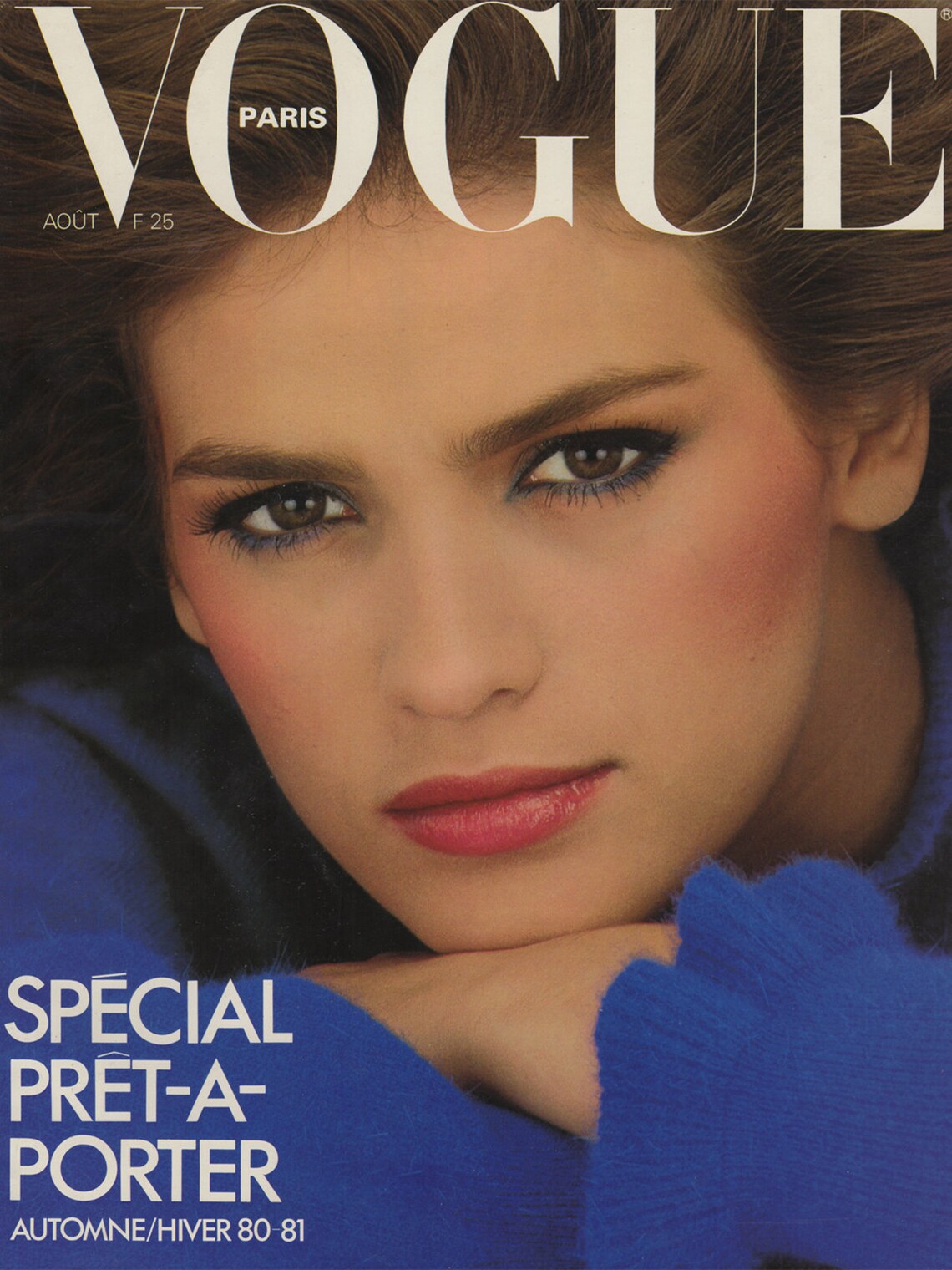VOGUE PARIS August 1980 Vintage Fashion Magazine 1980s Retro Birthday ...