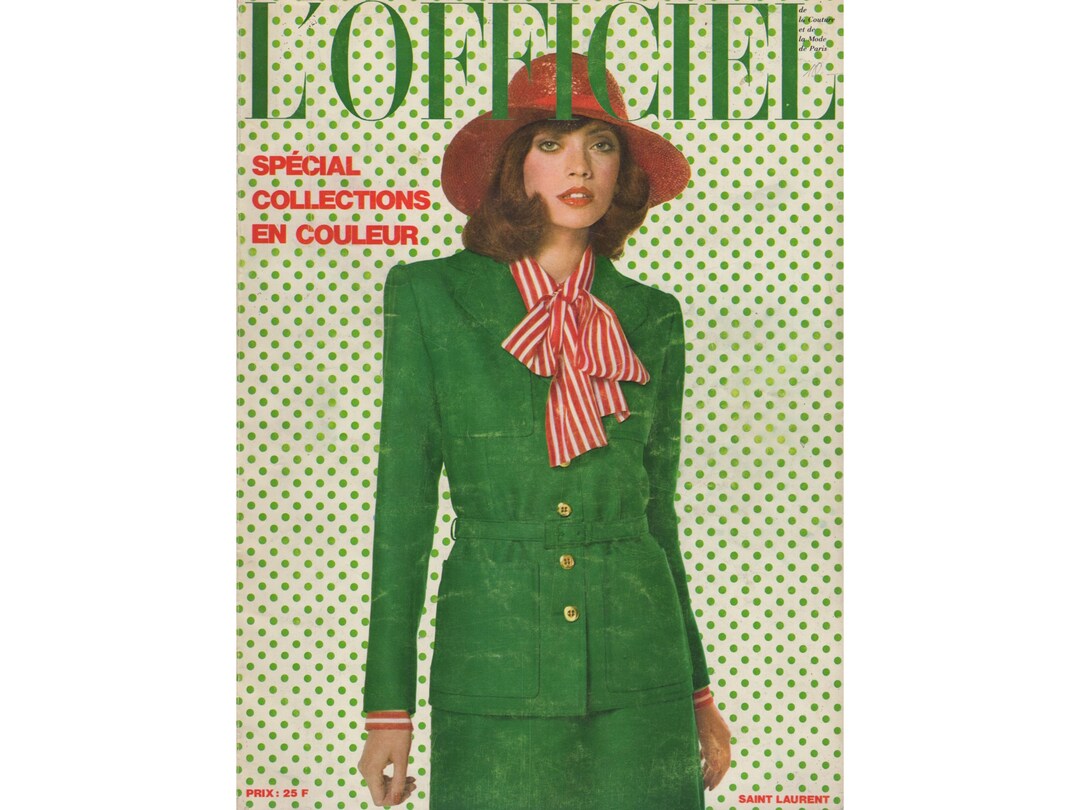 L'OFFICIEL Paris March 1972 French Vintage Fashion Magazine 1970s ...