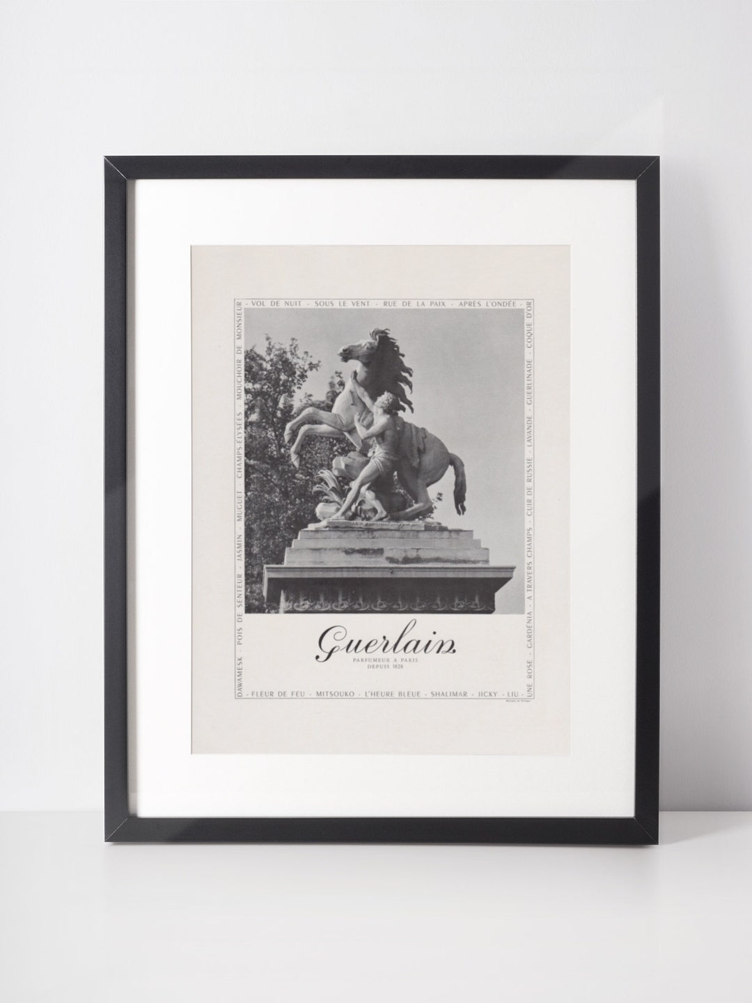 GUERLAIN 1953 Vintage Advertisement 1950s Perfume Parfum Fragrance ...