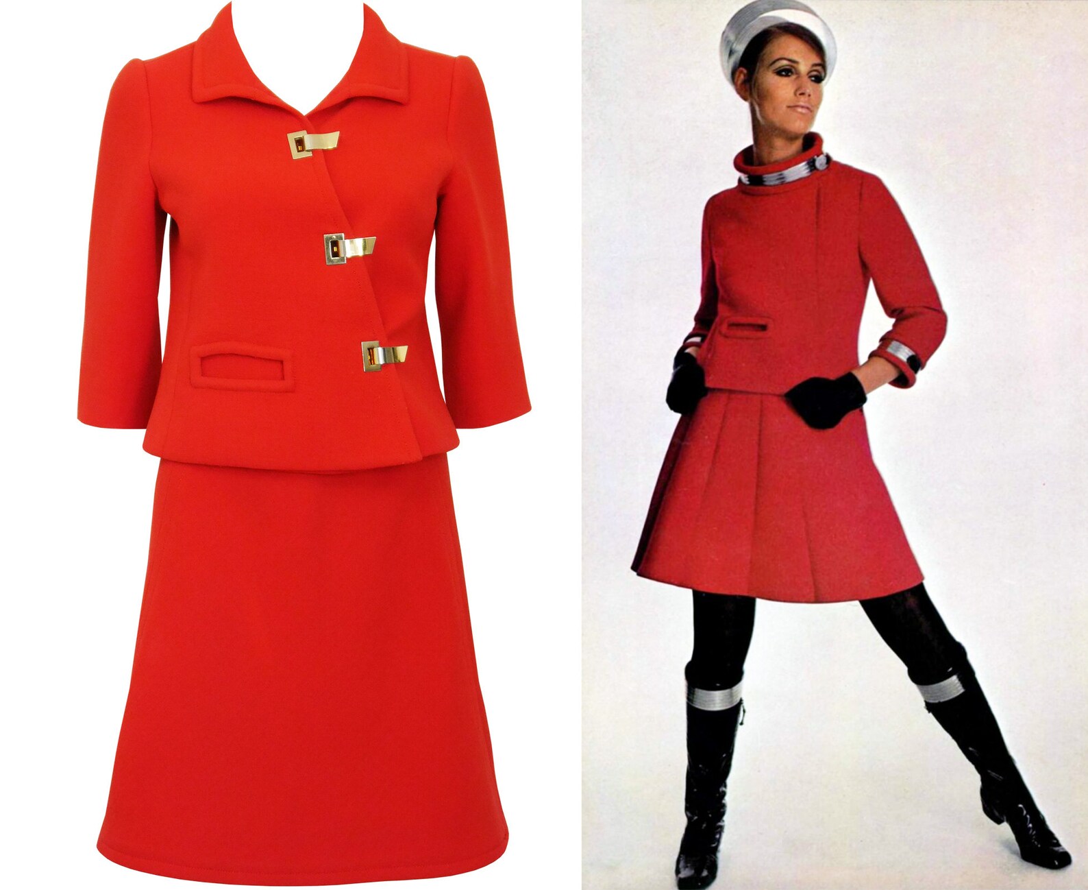 PIERRE CARDIN c. 1967 Cosmocorps Collection Documented 1960s - Etsy.de