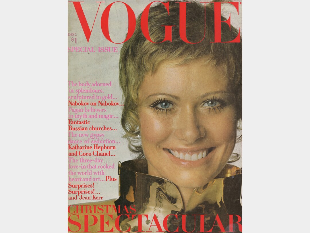 VOGUE US December 1969 Vintage Fashion Magazine 1960s Retro - Etsy