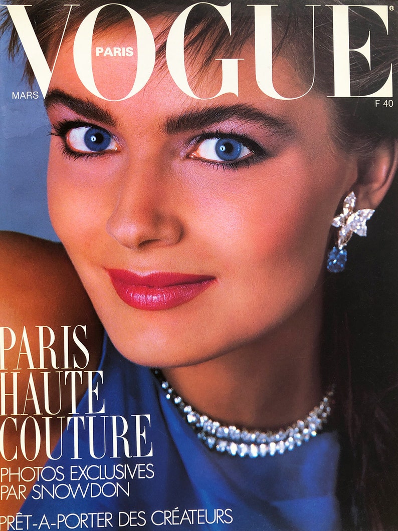 VOGUE Paris March 1986 French Vintage Fashion Magazine 1980s | Etsy VOGUE Paris March 1986 French Vintage Fashion Magazine 1980s | Etsy