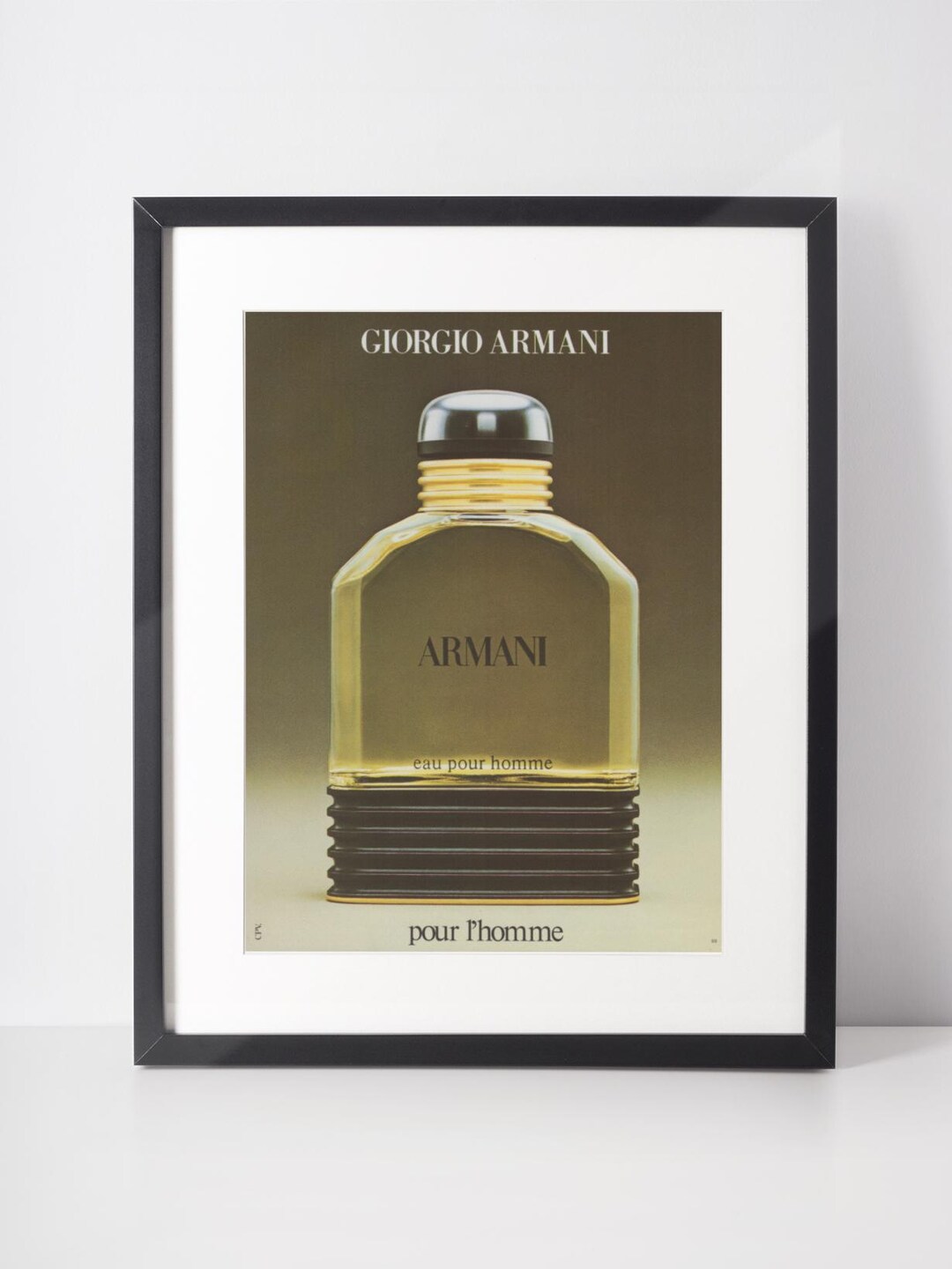 GIORGIO ARMANI 1985 Vintage Advertisement 1980s Perfume Parfum Magazine ...