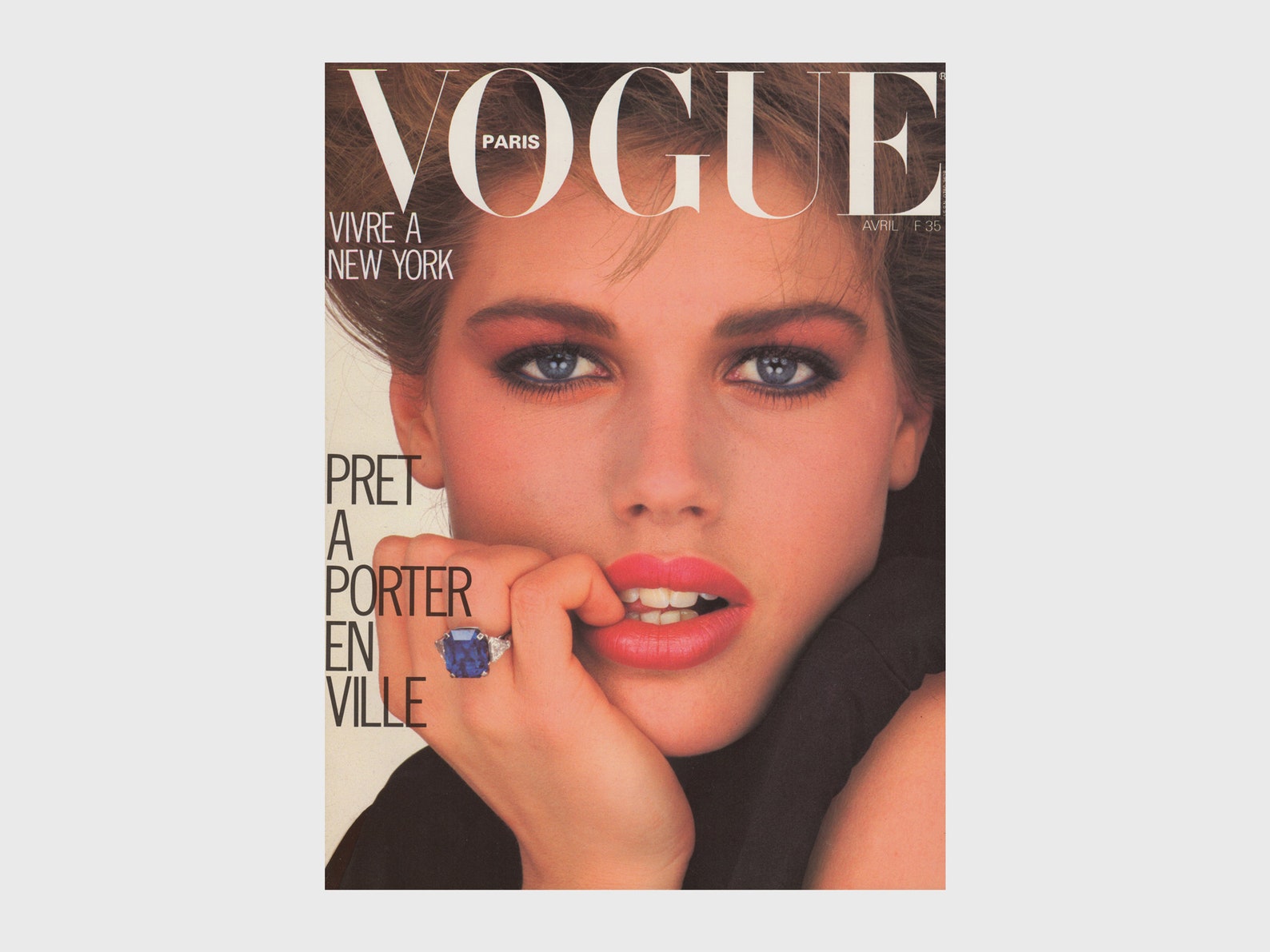 VOGUE PARIS April 1983 Vintage Fashion Magazine 1980s Retro Birthday ...