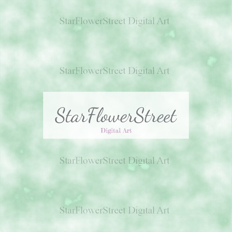 Watercolor Digital Paper Pastel Pink Mint Green Watercolor Printable ...