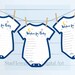 Blue Baby Shower Decorations Banner Wishes for Baby Boy Cut Out ...