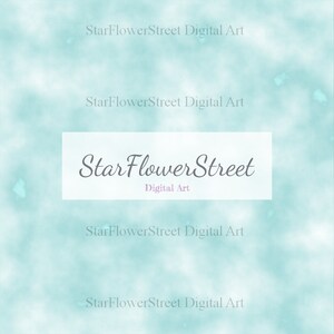 Watercolor Digital Paper Pastel Pink Mint Green Watercolor Printable ...