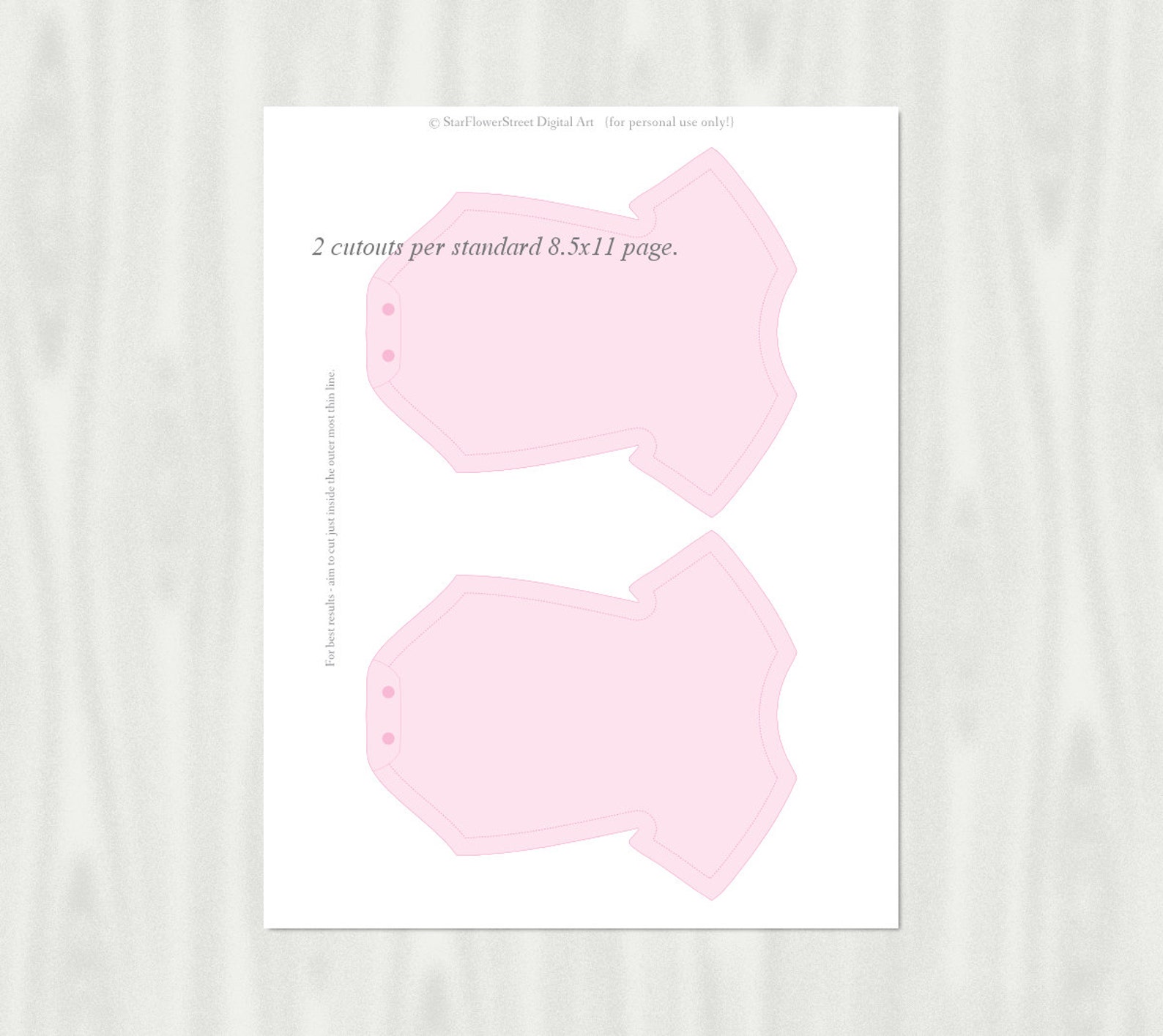 Baby Shower Decoration Games Printable Cutout Wishes for Baby Girl ...