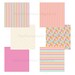 Orange Pink Digital Paper Printable Scrapbook Background - Turquoise ...
