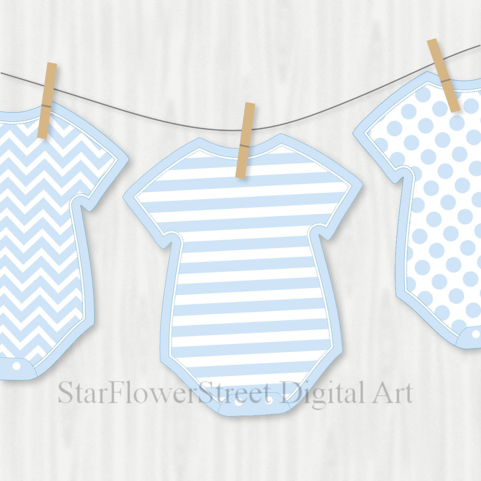Blue Baby Shower Decorations Banner Wishes for Baby Boy Cut Out ...