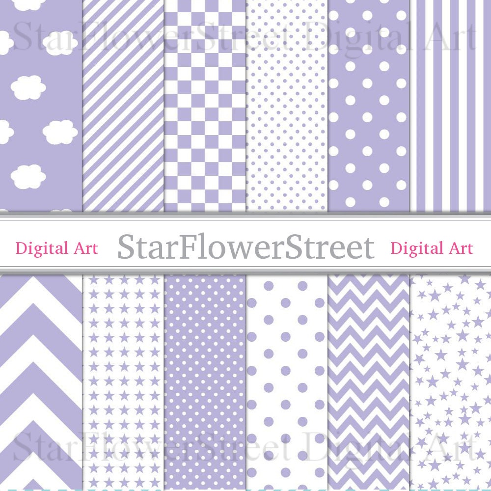 Kits & How To Paper, Party & Kids Digital Download Purple and Gold Foil ...